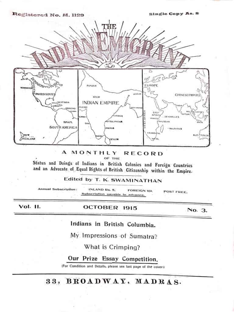 Indian Emigrant | Ideas of India